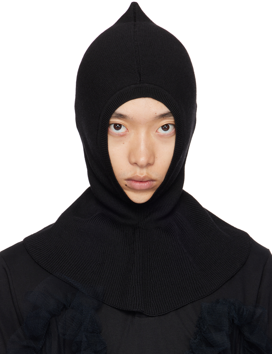 Simone Rocha Pointed Balaclava In Black - 57% Off | Editorialist