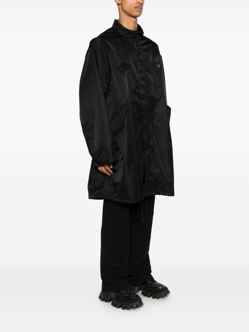 GIVENCHY Givenchy Logo-Appliqué Mid-Length Parka