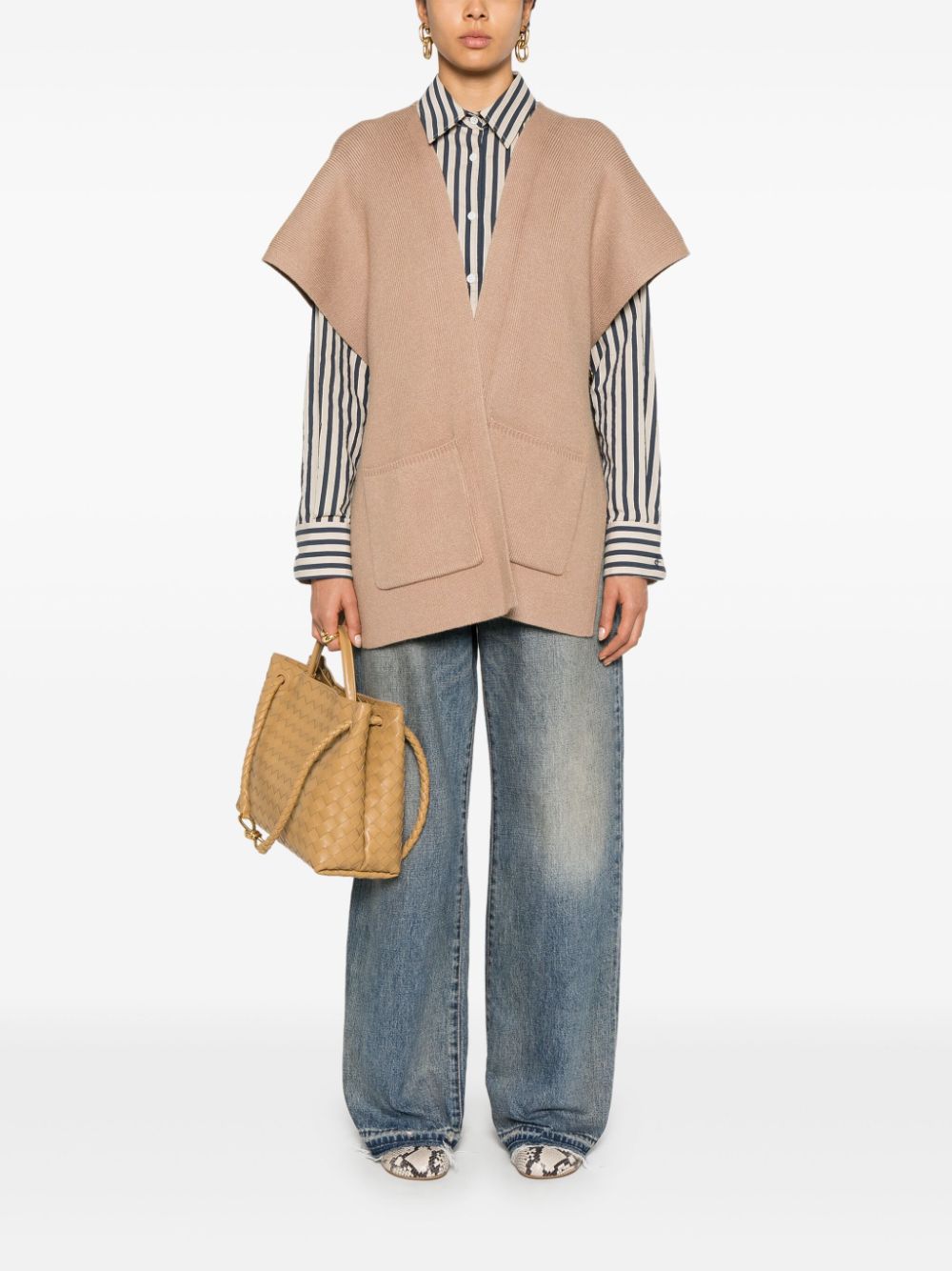 TWINSET TWINSET Logo-Embroidered Poncho