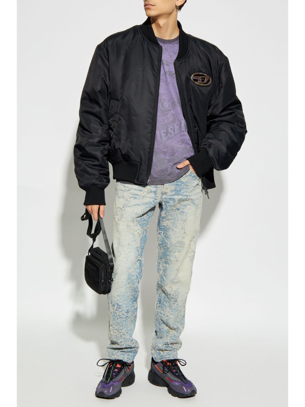 Buy DIESEL® J-milles-rugg Bomber Jacket - Black At 31% Off