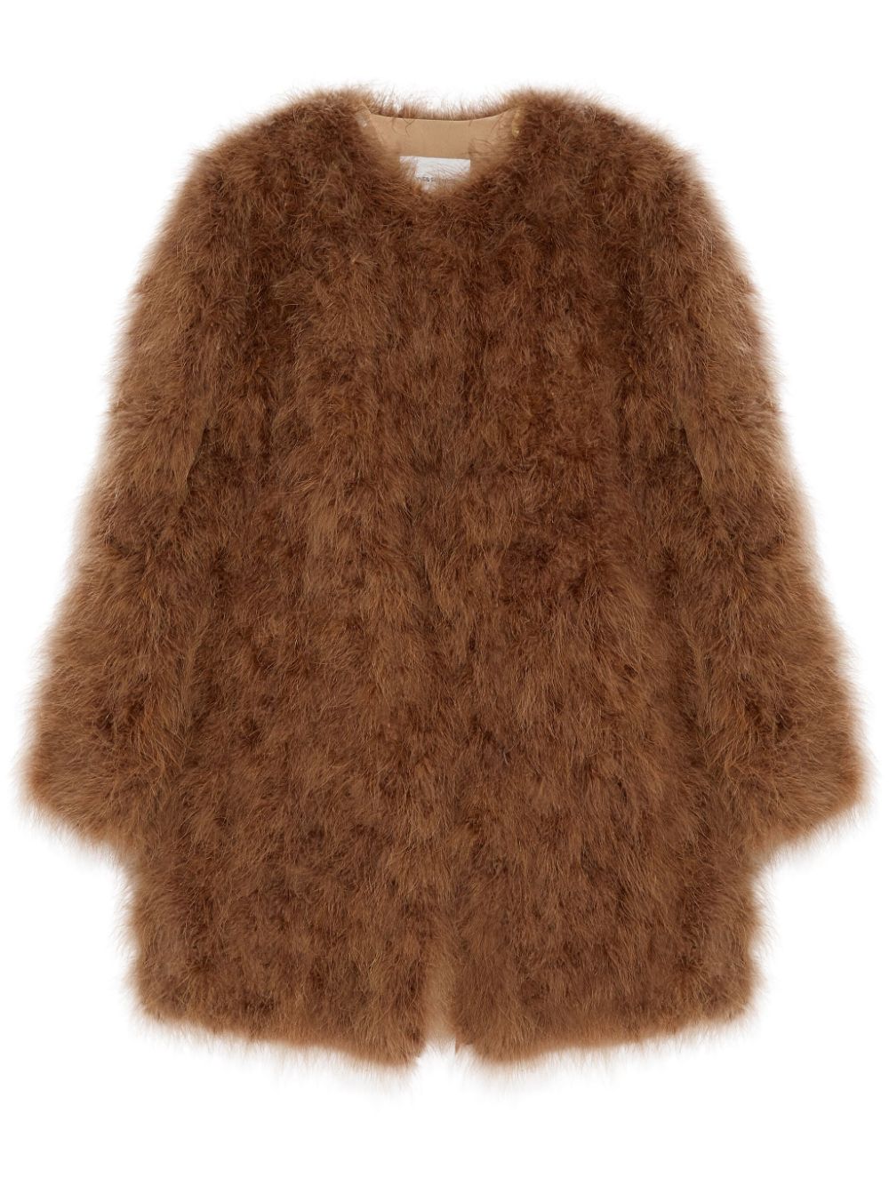 YVES SALOMON Silk Satin Coat