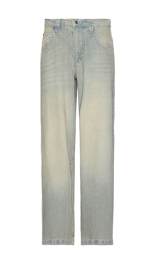 Jaded London Light Wash Colossus Fit Jeans In Blue - 25% Off 
