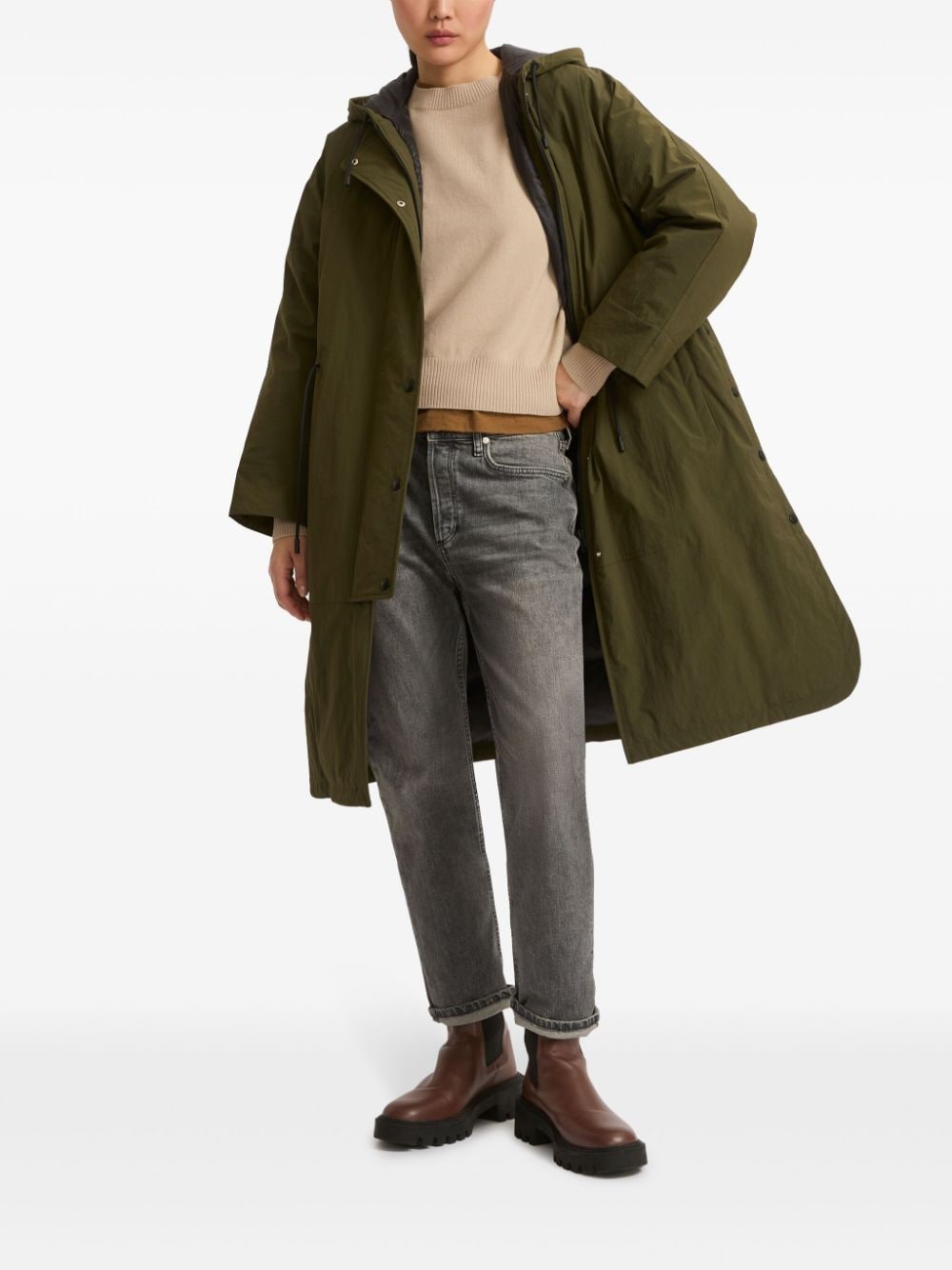 YVES SALOMON Yves Salomon Hooded Coat