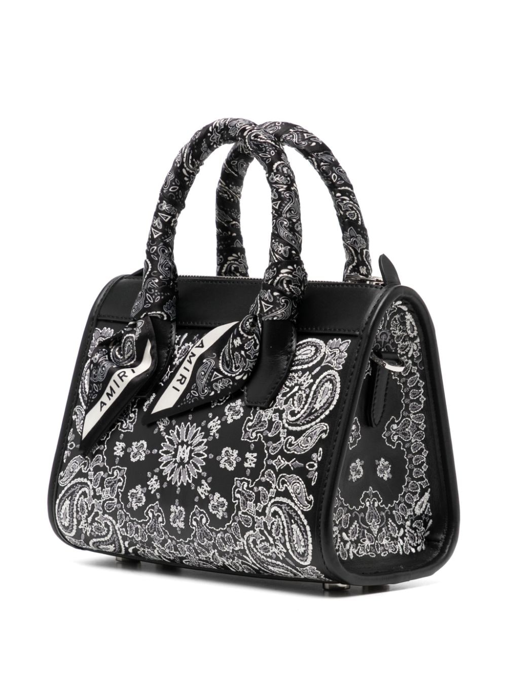 Amiri Micro Bandana Triangle Tote Bag - Black | Editorialist