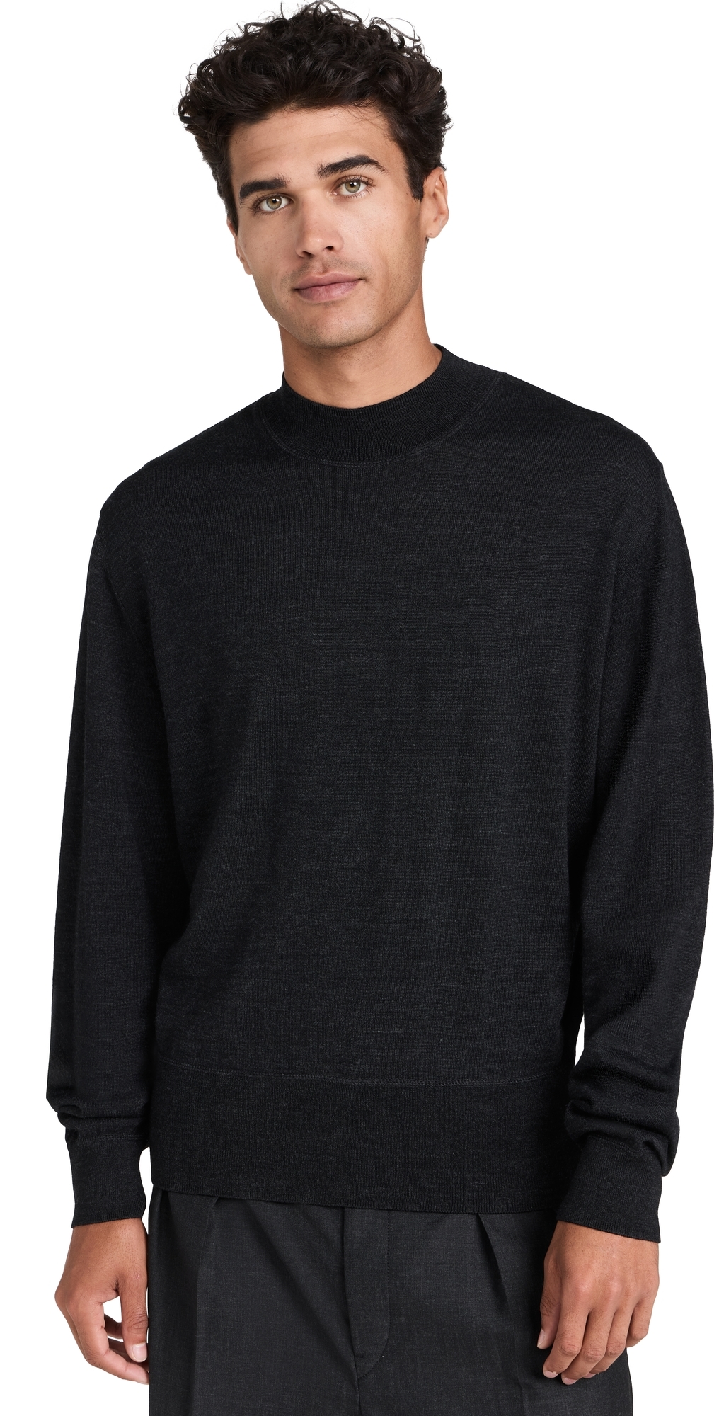 LEMAIRE mock neck jumper ブラウン S タグ付 ニットT LEMAIRE mock neck jumper ブラウン S タグ付 ニットT LEMAIRE