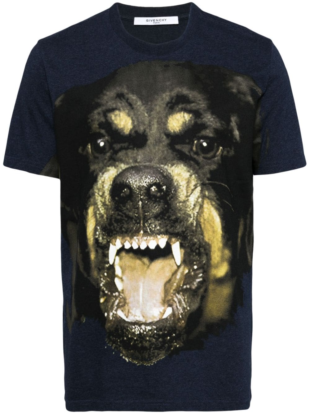 Givenchy Rottweiler Crewneck T-Shirt - Blue | Editorialist