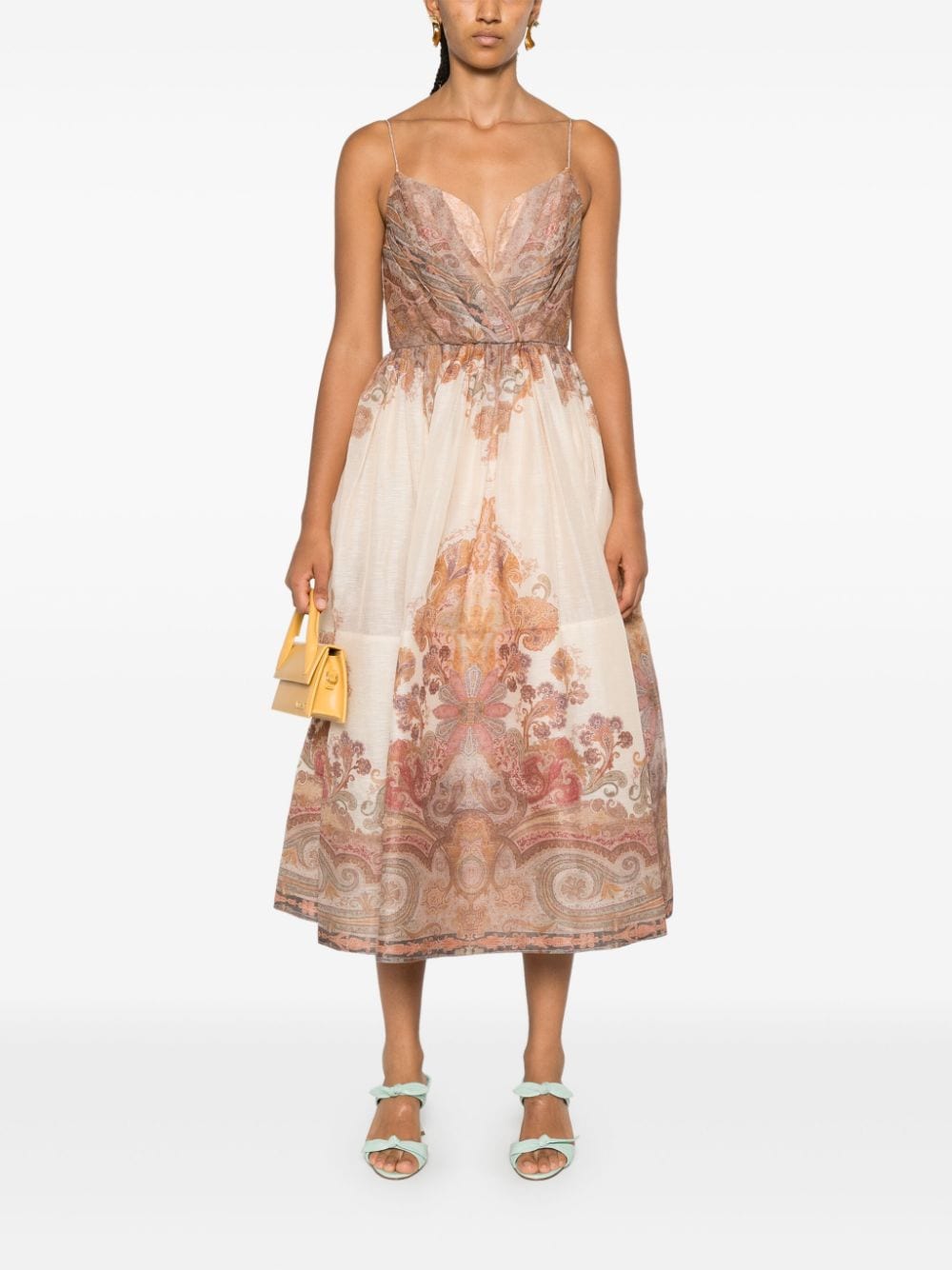 ZIMMERMANN ZIMMERMANN illustration midi dress