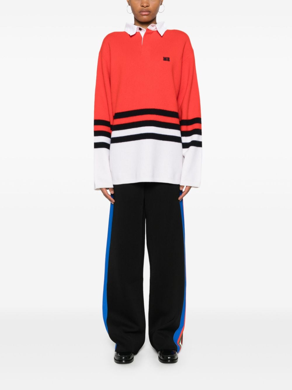 WALES BONNER cypher polo sweater