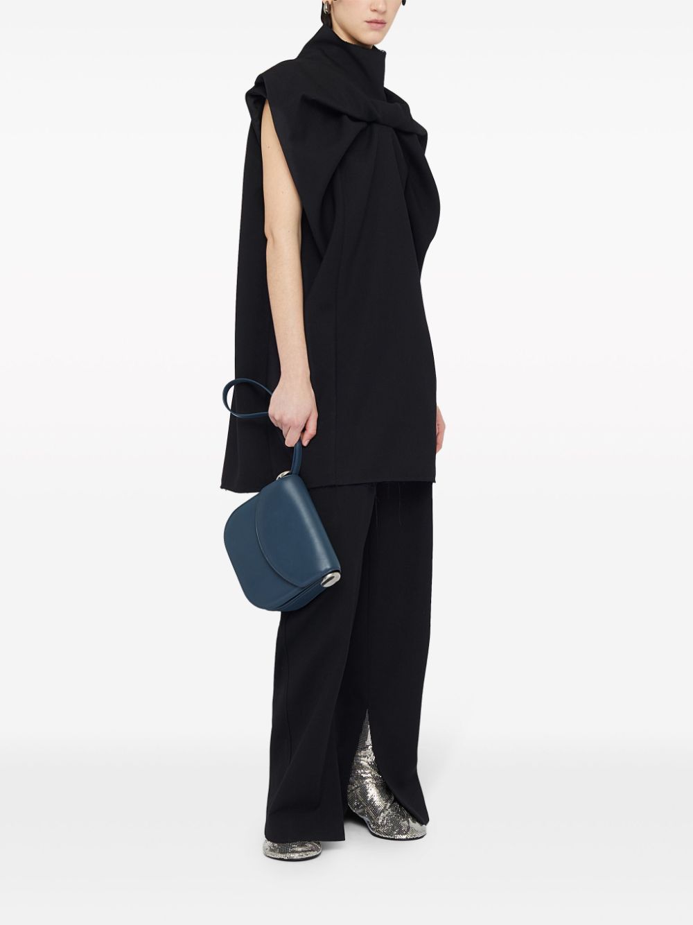 JIL SANDER Jil Sander Coin Leather Crossbody Bag