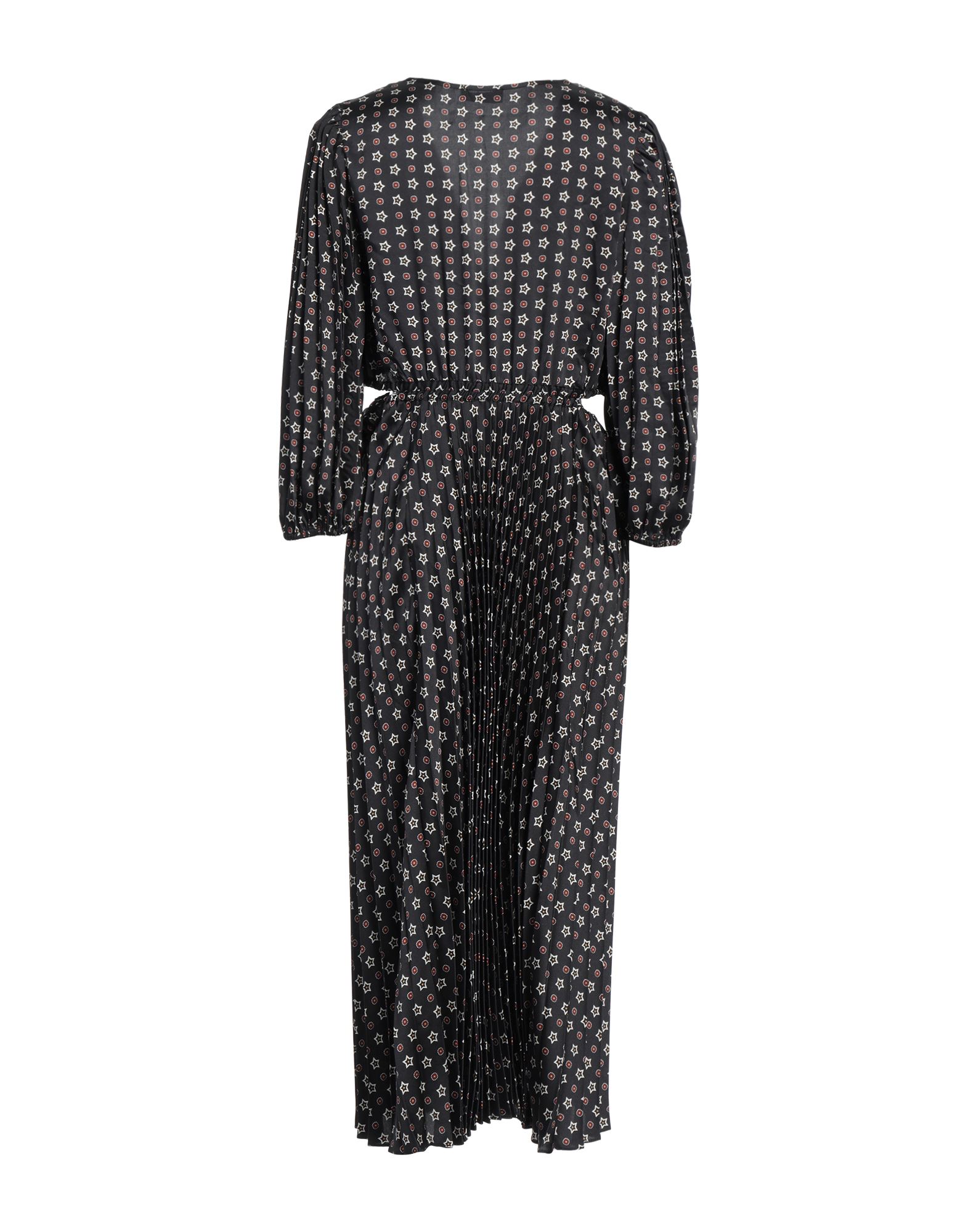 sandro spiral motif silk midi dress Silk maxi dress Sandro Blue size 10 UK in Silk