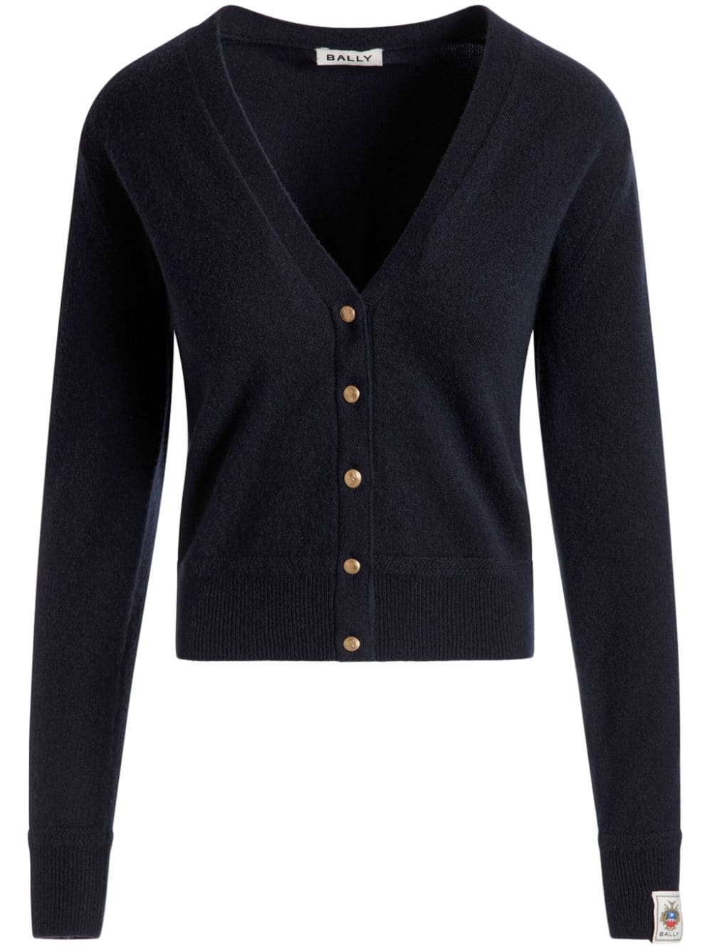 Bally Cashmere Cardigan In Blue - 71% Off | Editorialist