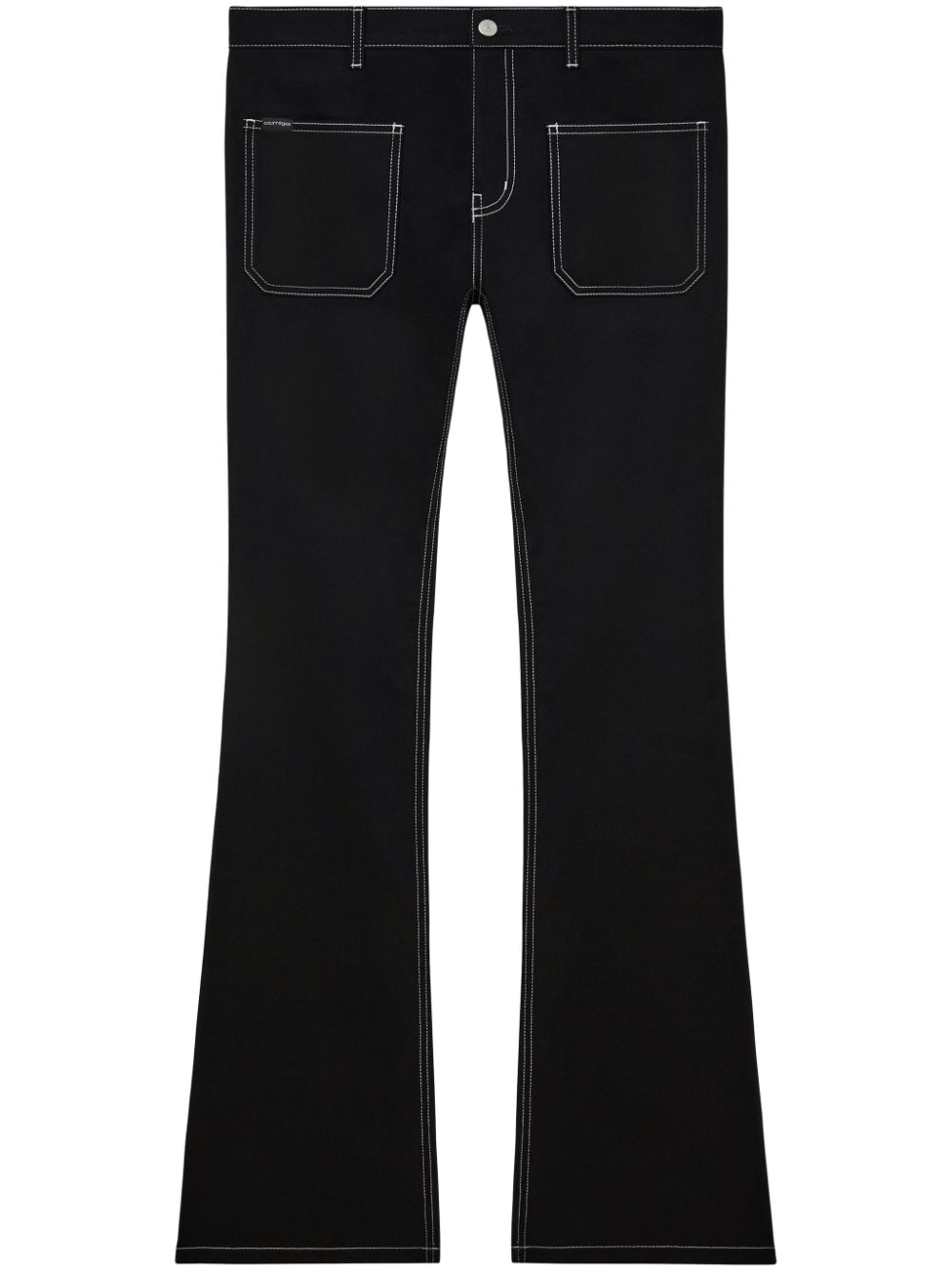 COURREGES Courrèges Low-Rise Bootcut Jeans