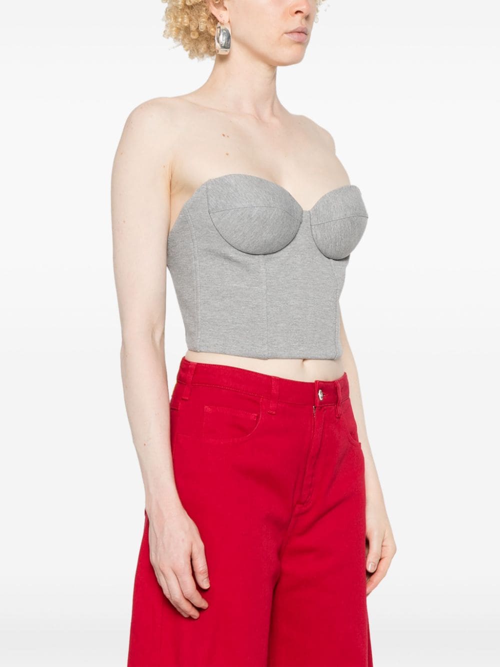GIUSEPPE DI MORABITO Giuseppe Di Morabito Cropped Corset