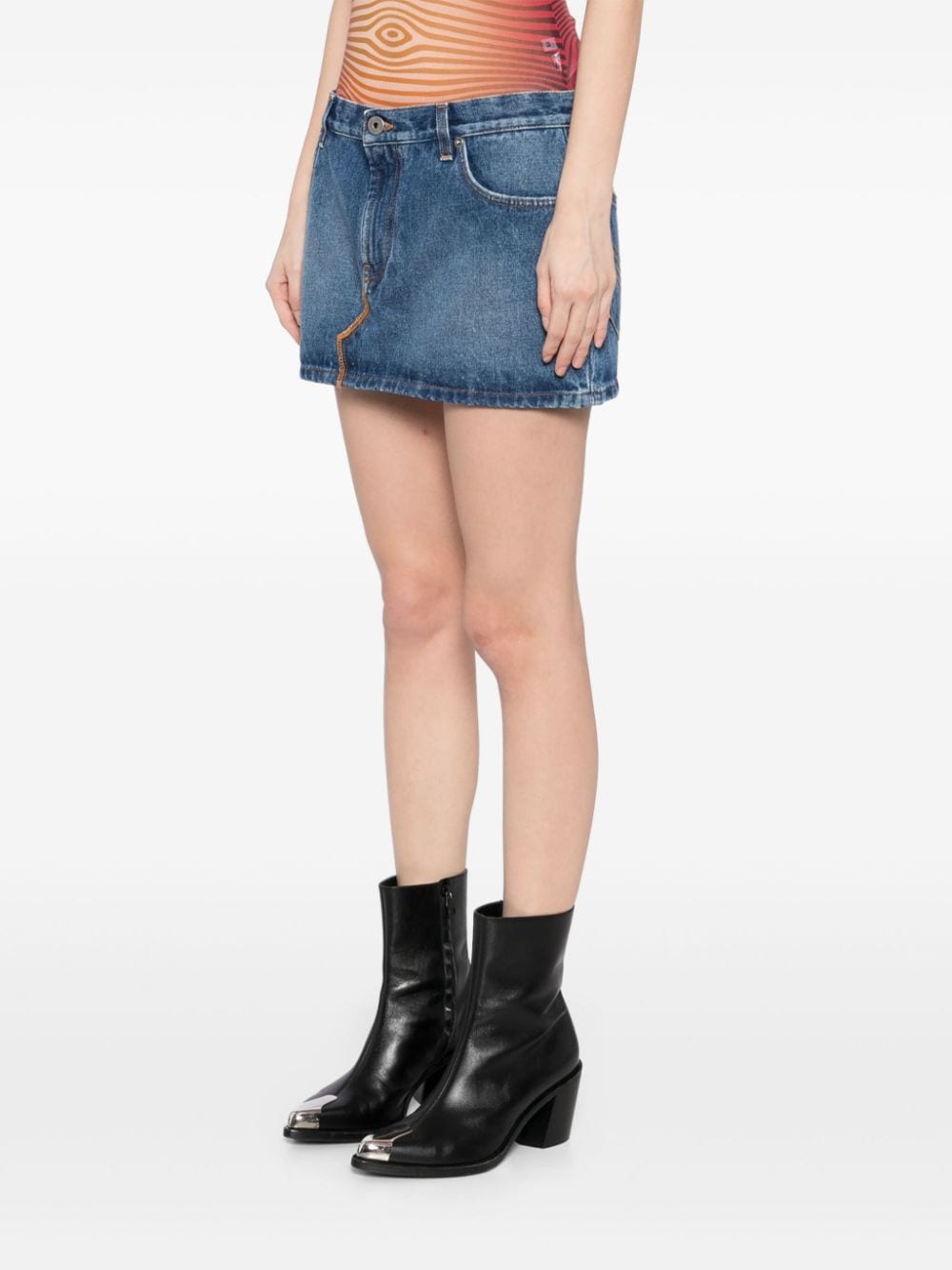JEAN PAUL GAULTIER Jean Paul Gaultier Haute Jeanerie Mini Skirt