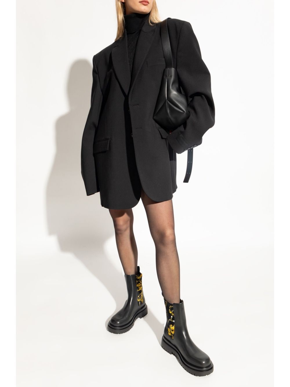 VERSACE Versace Jeans Couture Chain Couture-Print Boots