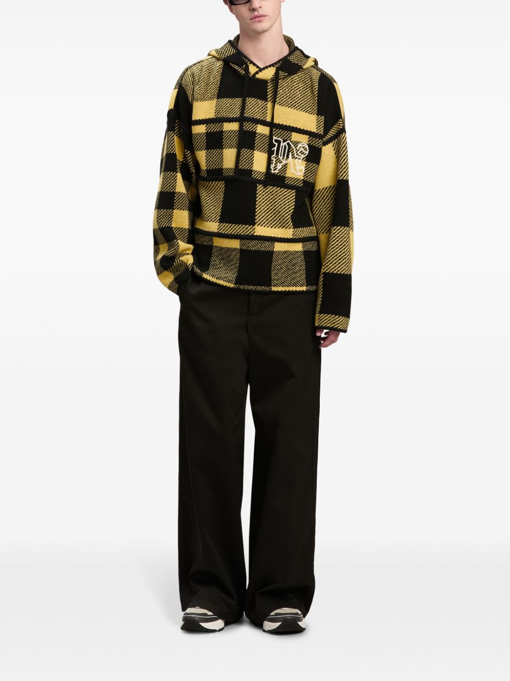 PALM ANGELS Monogram Straight-Leg Trousers