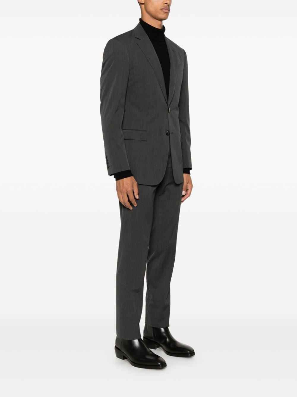 Giorgio Armani Suit Size Virgin Wool, Cashmere, Polyamide