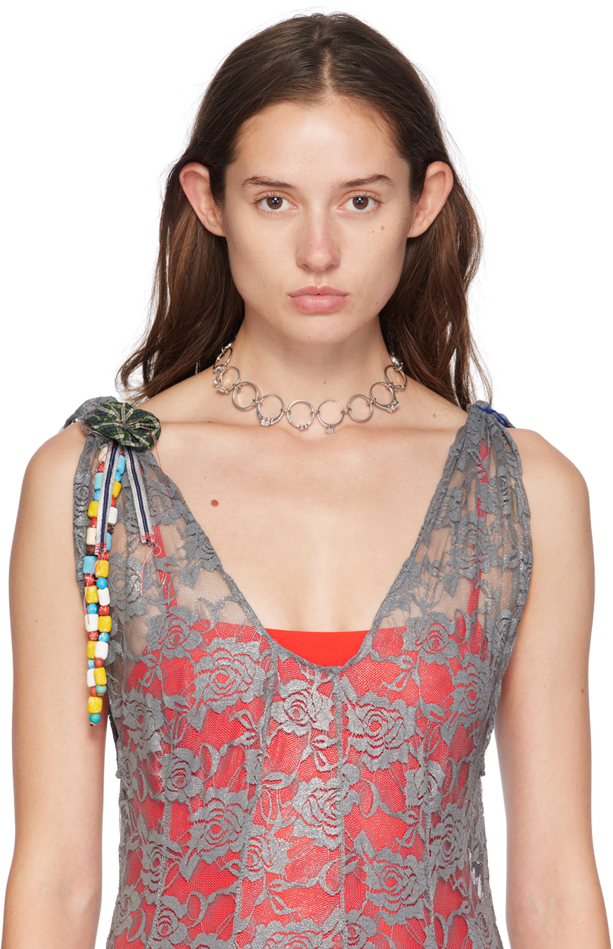 MARLAND BACKUS Ring Charm Necklace - Silver | Editorialist