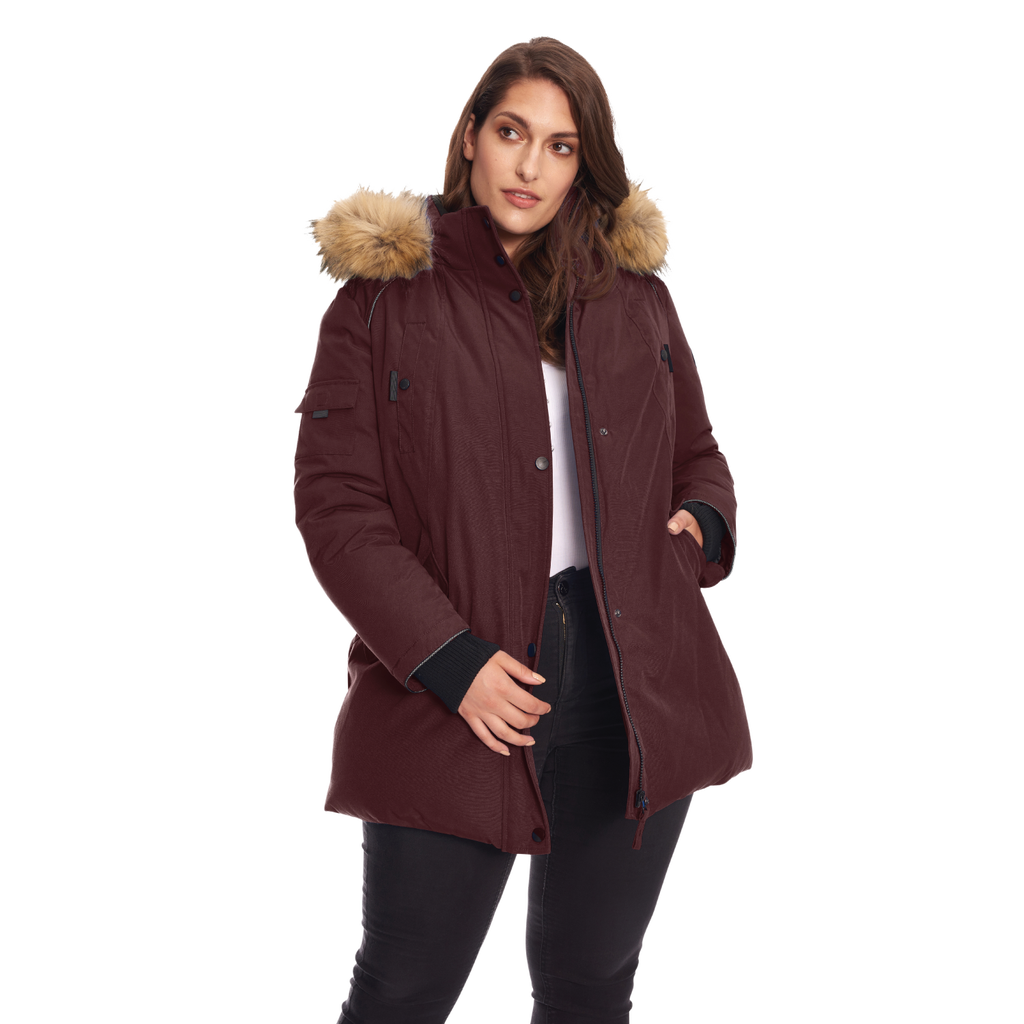 ALPINE NORTH Glacier Plus Size Vegan Down Winter Parka Jacket