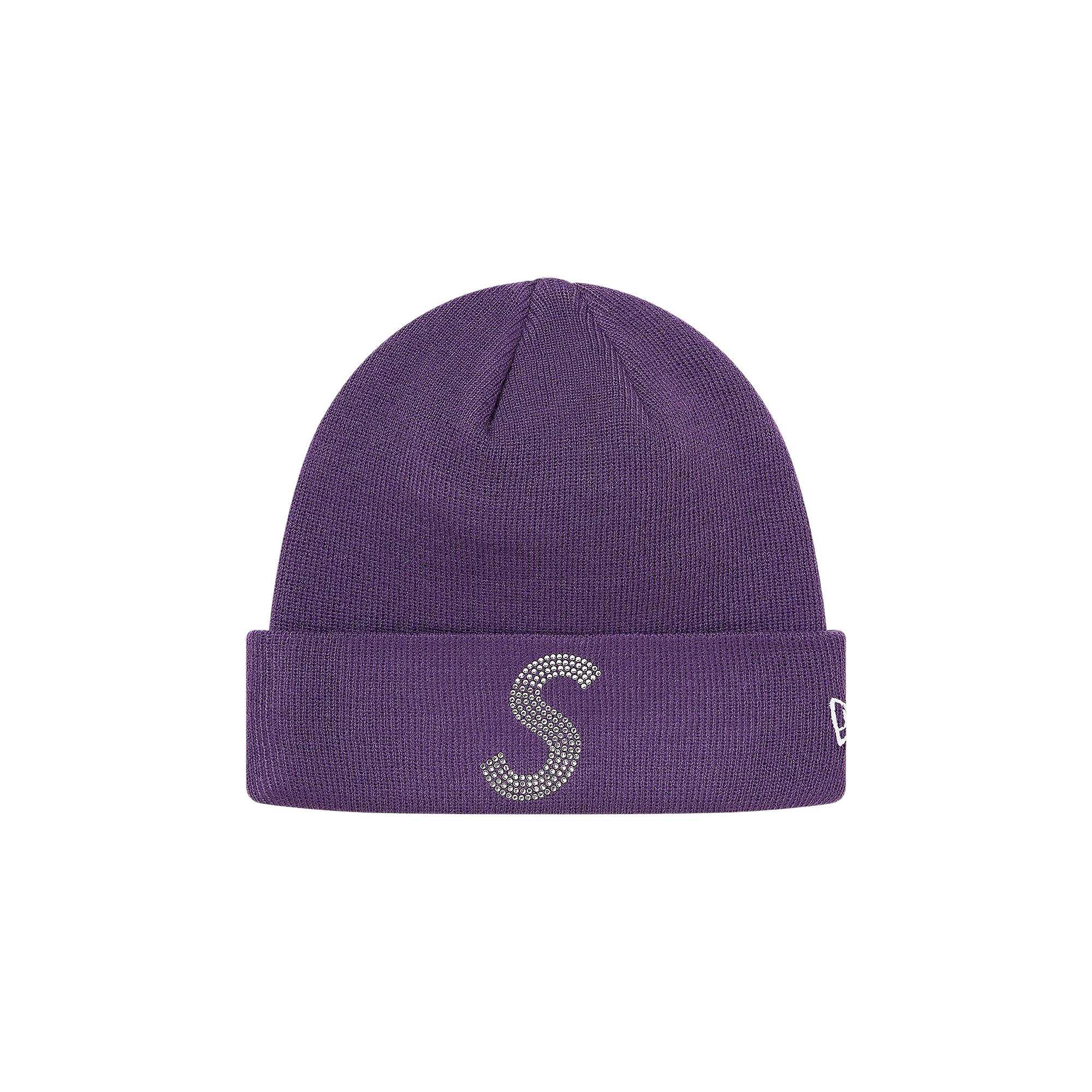 Supreme S Logo Beanie - Purple | Editorialist