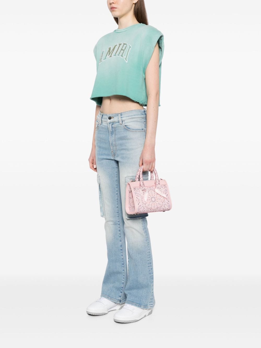 AMIRI AMIRI Bandana Micro Triangle Crossbody Bag
