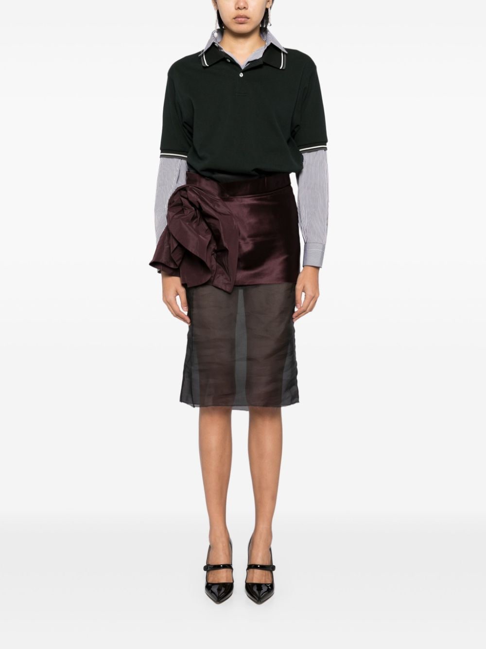 MAISON MARGIELA Maison Margiela Décortiqué Midi Dress