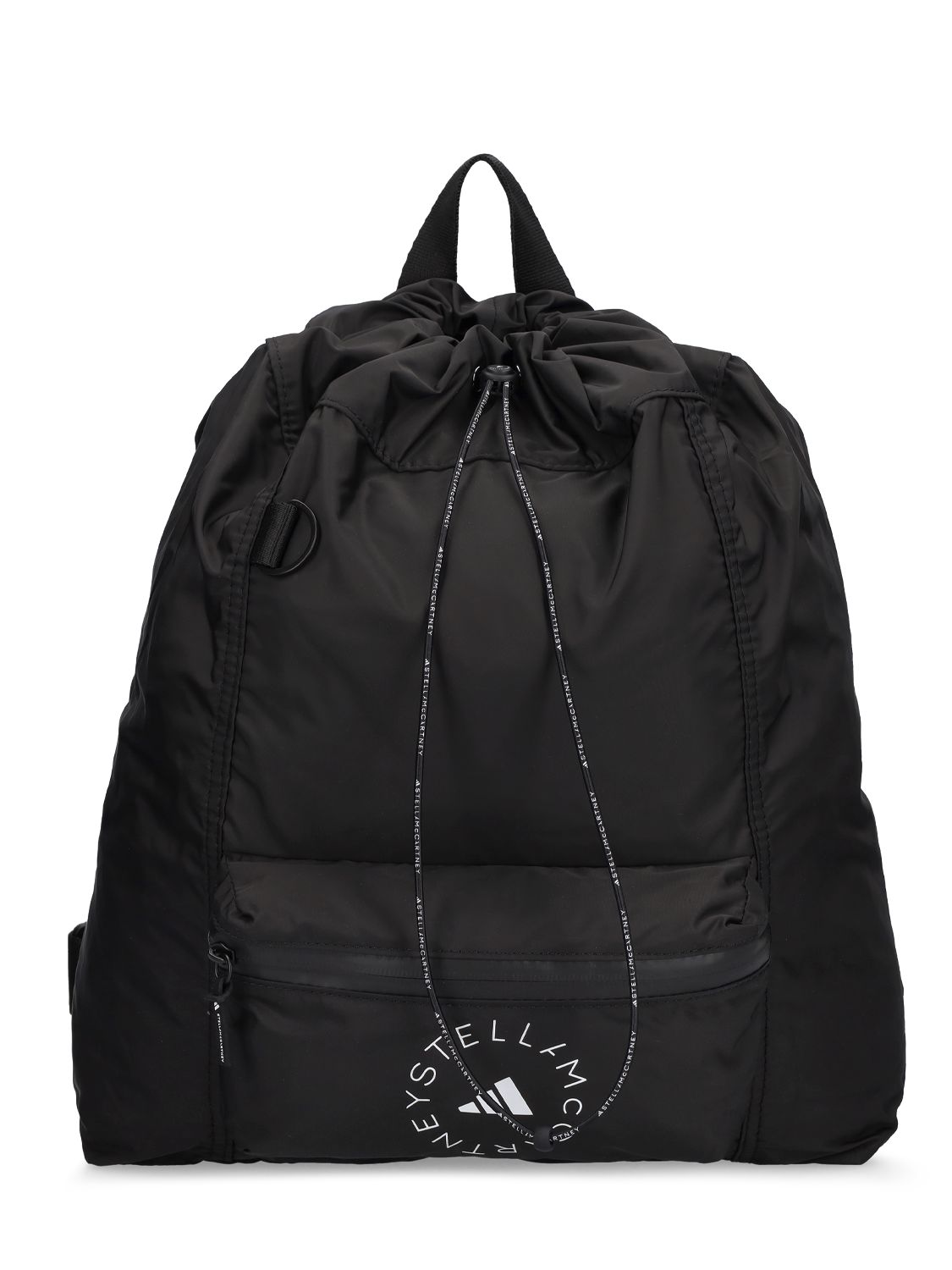 Adidas By Stella Mccartney Asm Gym Sack Backpack In Black 30