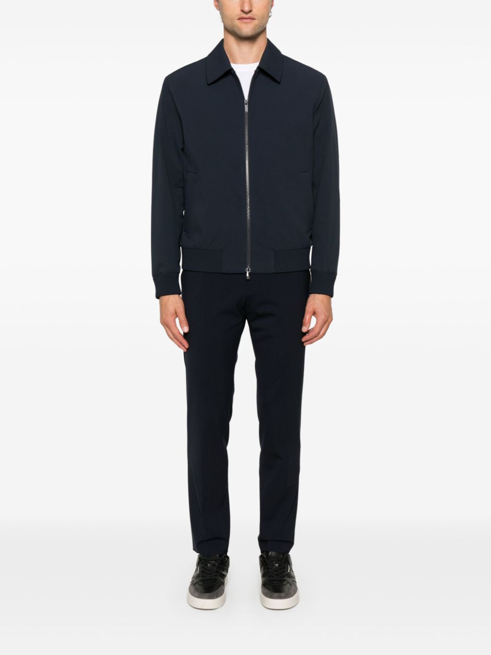 BOSS BOSS Virgin Wool Blend Tapered Trousers