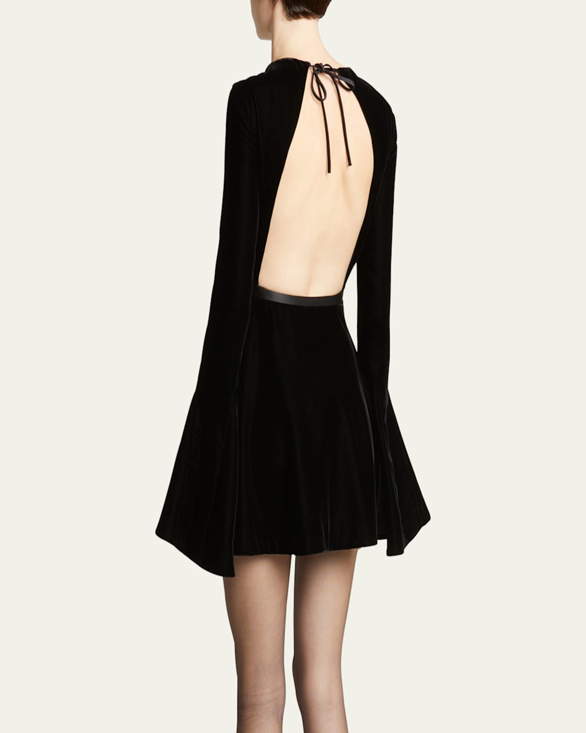 strapless open back dress Stolen Stores Ms. Heart Black Open Back Dress main image 0