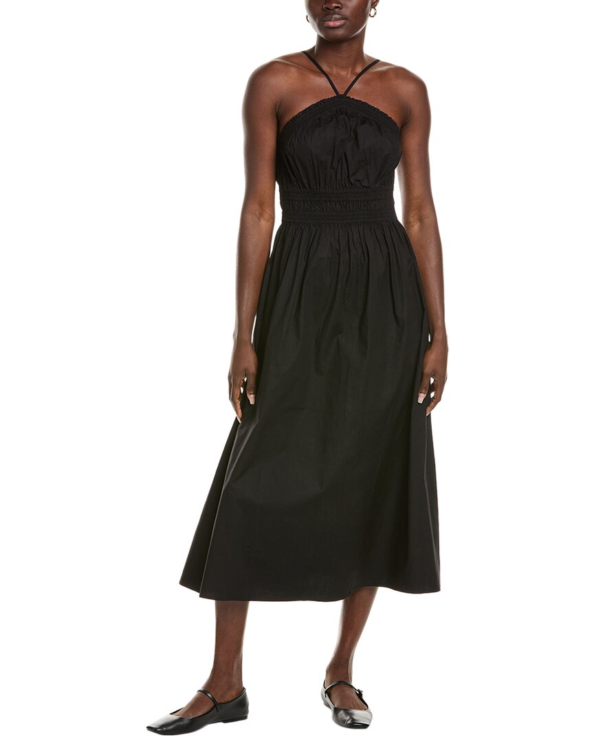 Rachel Parcell Halter Midi Dress In Black 60% Off Editorialist