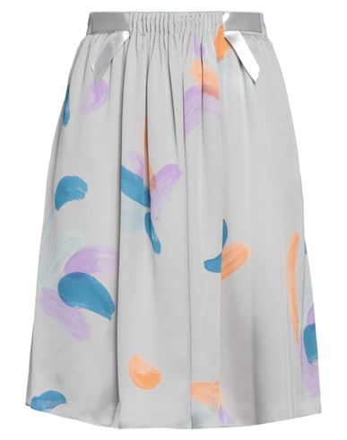 EMPORIO ARMANI Emporio Armani Silk & Polyester Mini Skirt with Multicolor Print