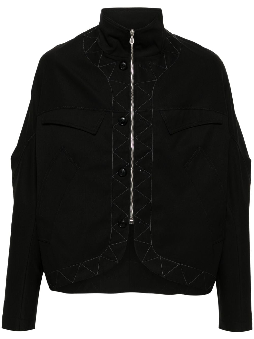Kiko Kostadinov Jacklight Jacket In Black - 23% Off | Editorialist
