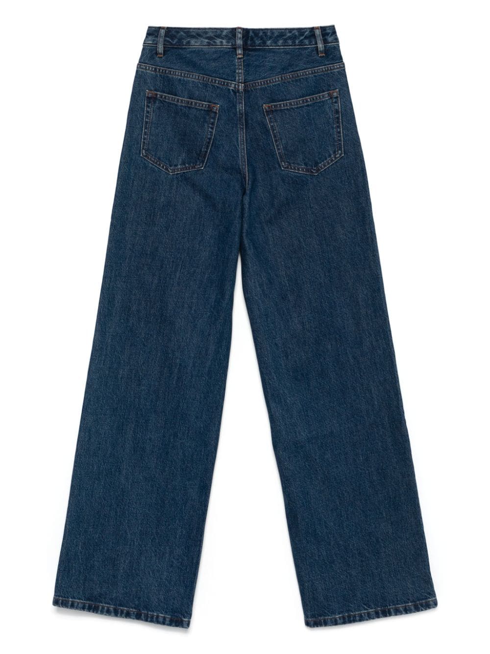 A.P.C. X Marc Jacobs Elisabeth Wide Leg Jeans In Navy - 34% Off