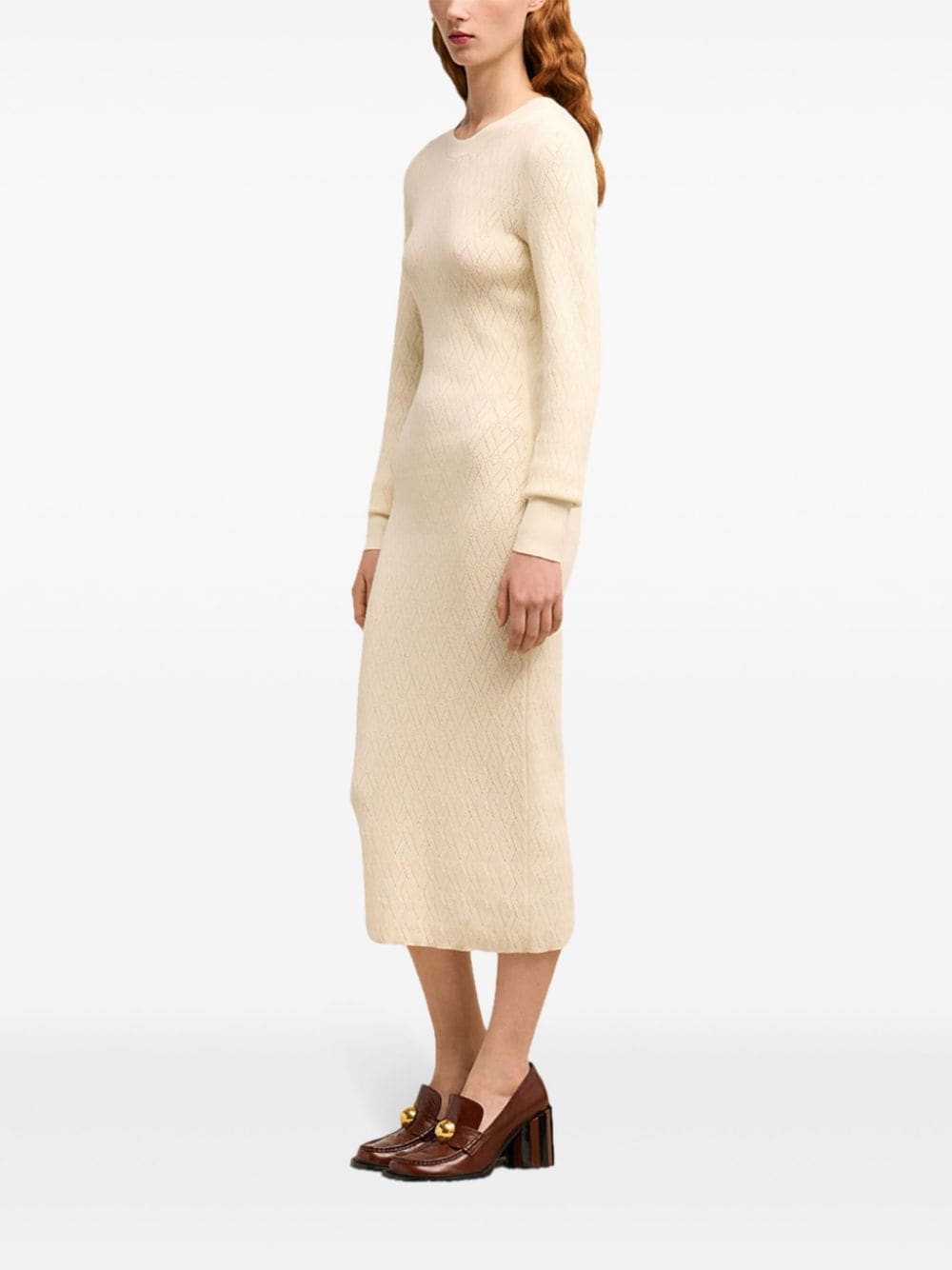 AMI AMI Paris Ami de Coeur Midi Dress