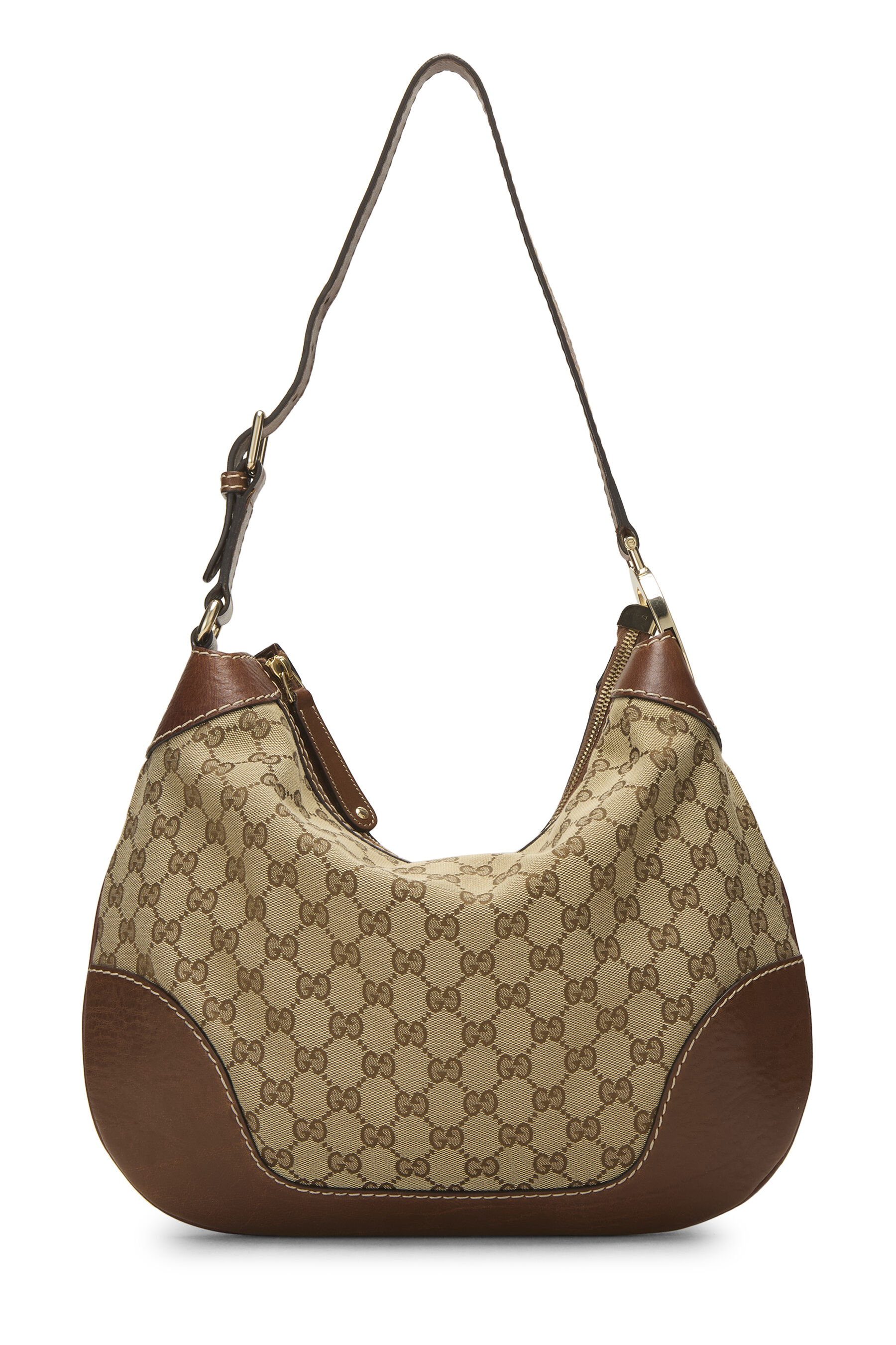 Gucci Gg Canvas Charlotte Hobo - Beige | Editorialist