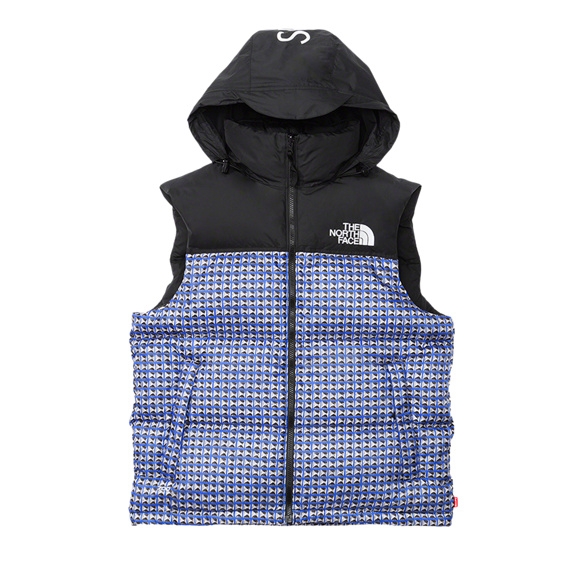 Supreme X The North Face Studded Nuptse Vest - Blue | Editorialist