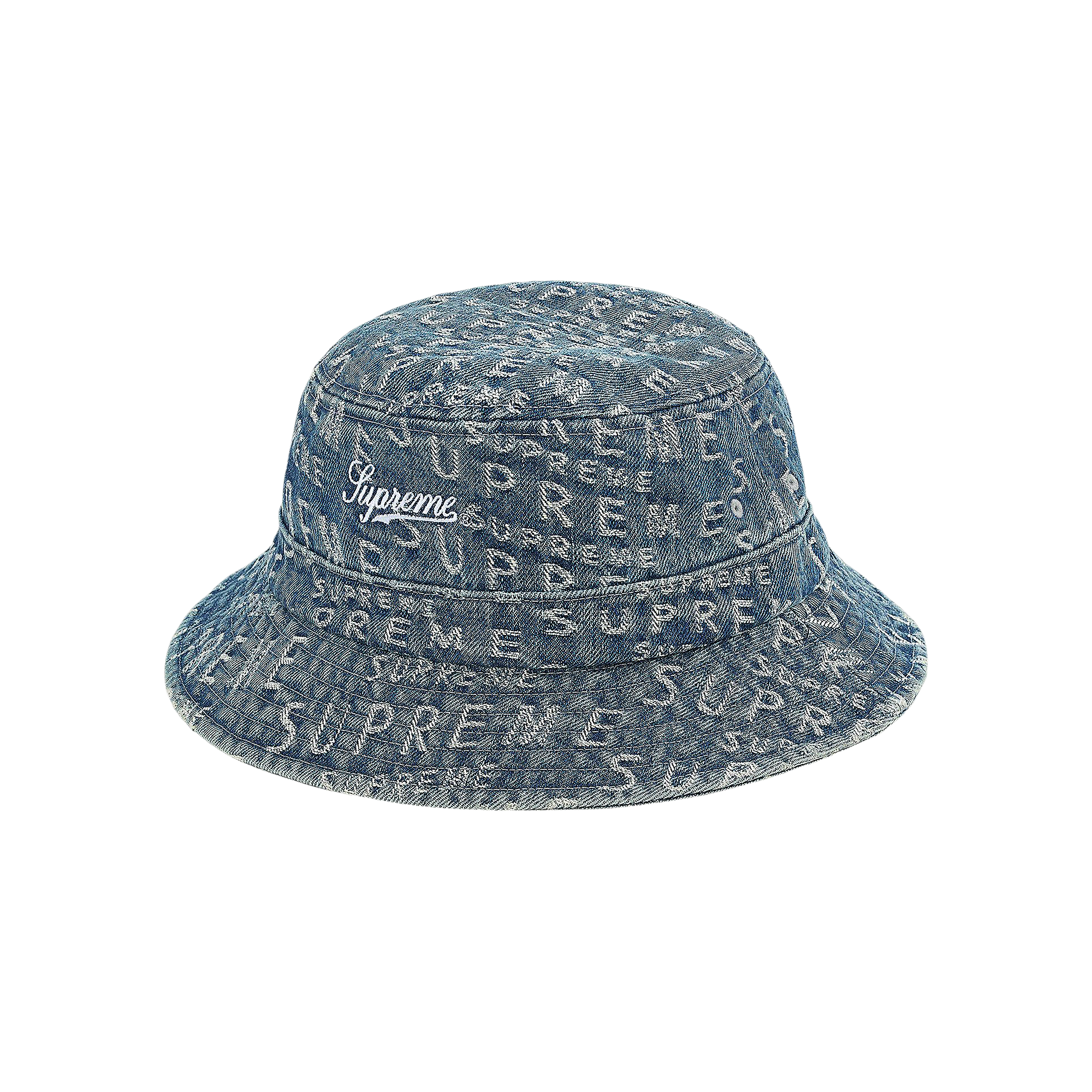 Supreme Fade Jacquard Denim Crusher - Black | Editorialist
