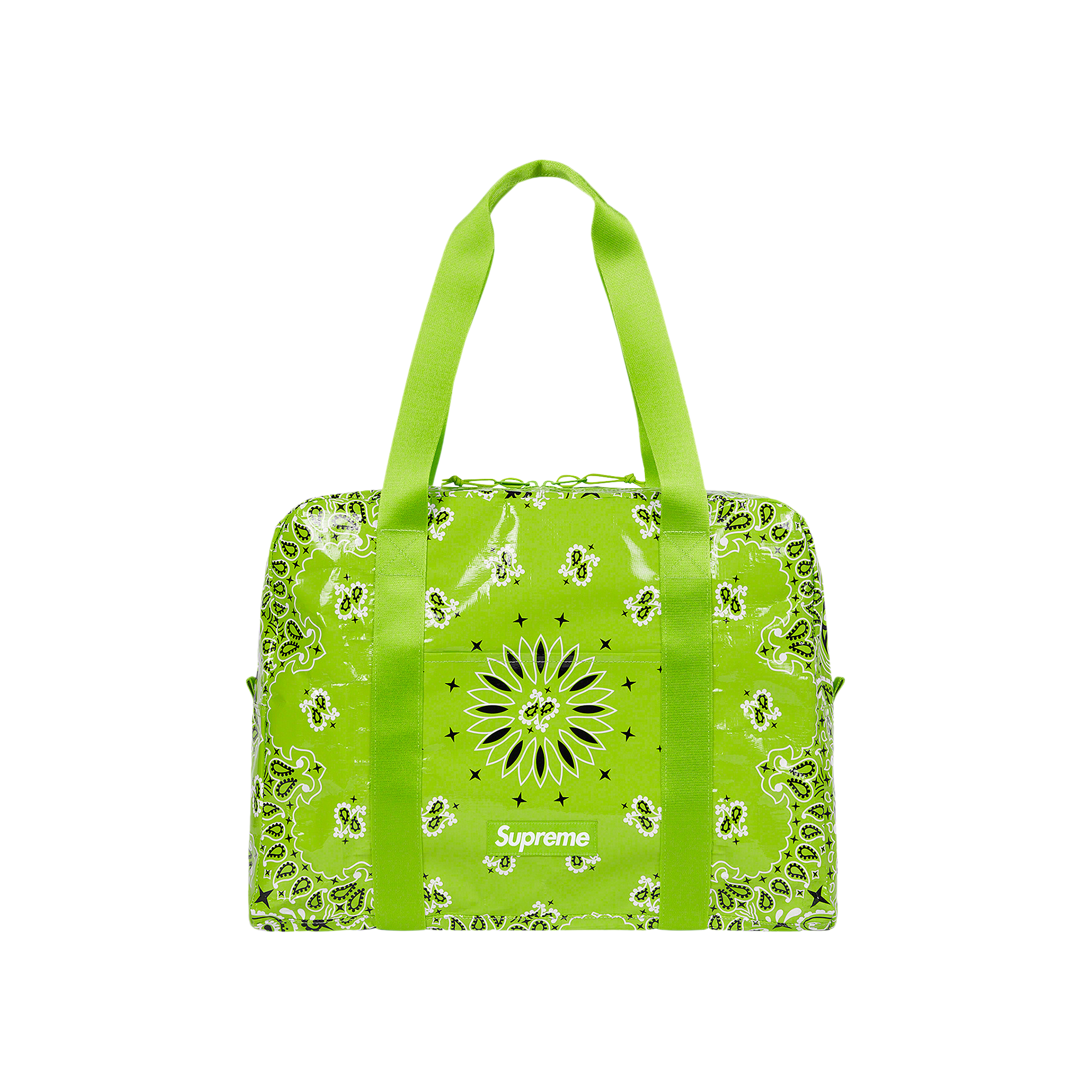 Supreme Bandana Tarp Small Duffle Bag - Green | Editorialist