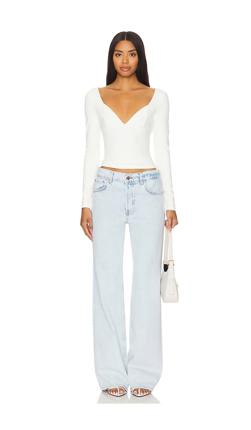 FREE PEOPLE x Intimately FP Duo Corset Long Sleeve Cami