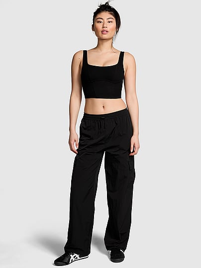 PINK PINK Parachute Cargo Pants