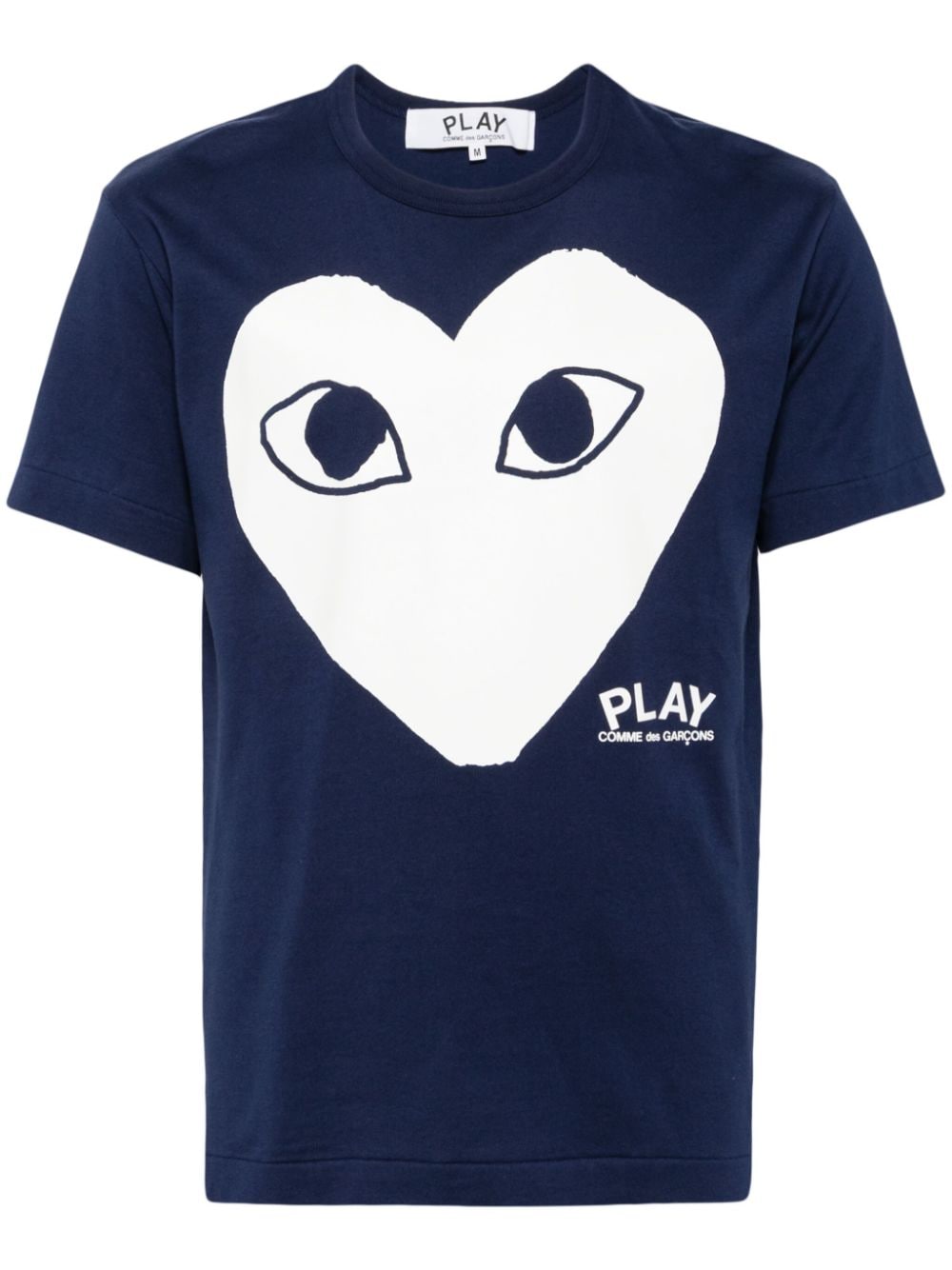 PLAY COMME DES GARCON Comme Des Garçons Play Logo Heart Print T-Shirt