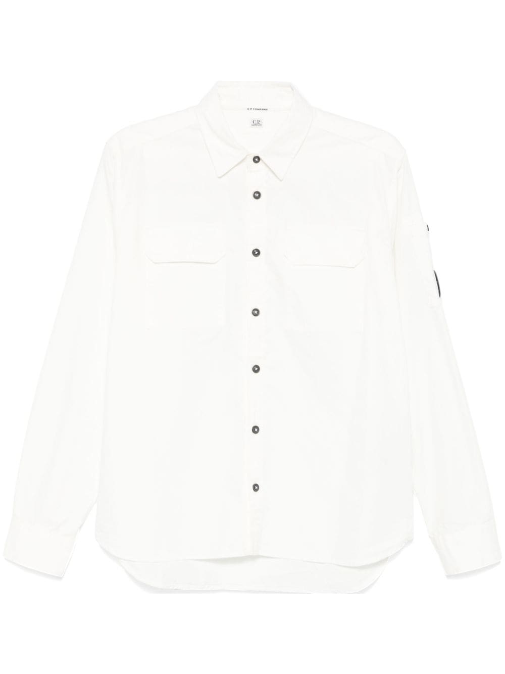 C.P. COMPANY lens-detail cotton shirt