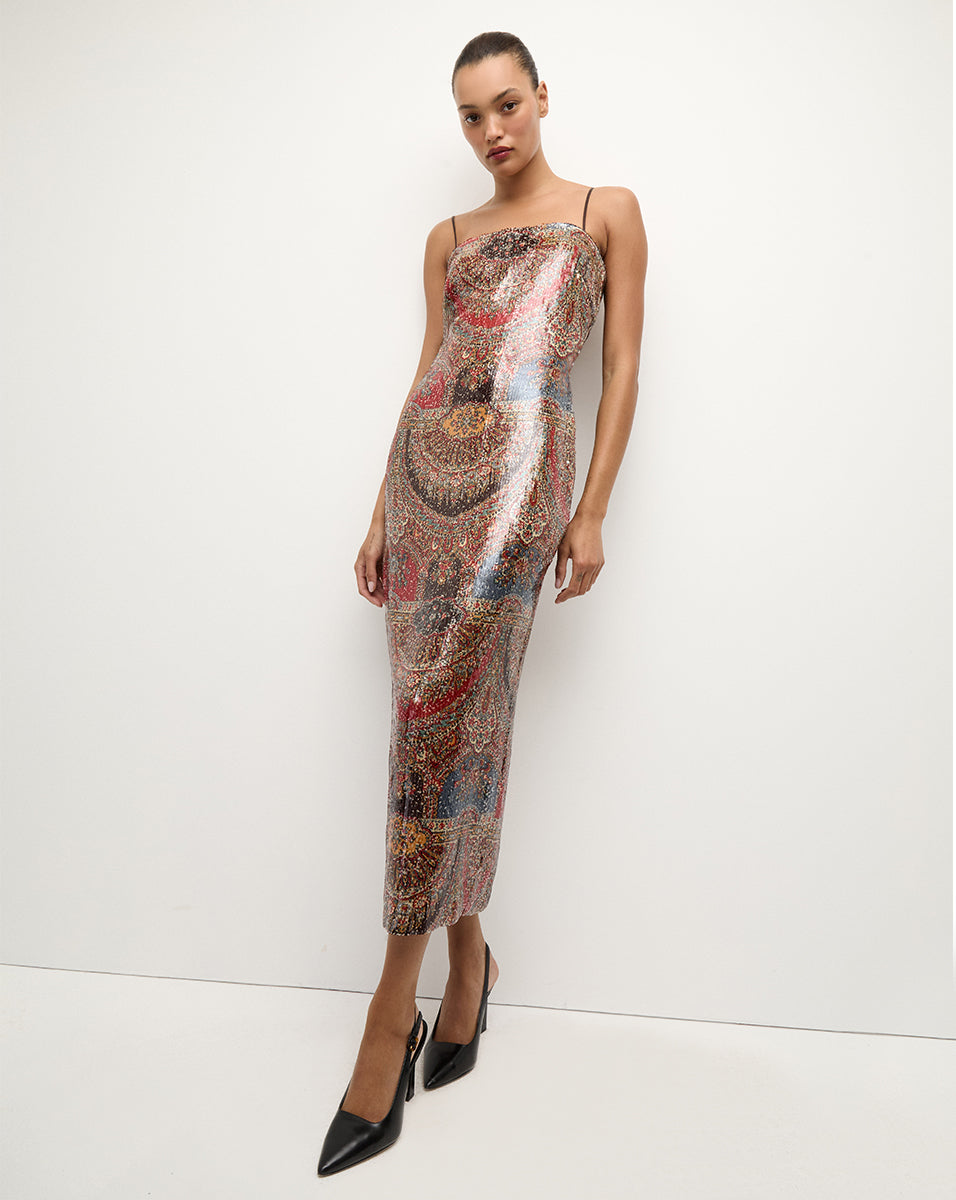 veronica beard sequin dress Veronica Beard - Kimberly Sequin Midi Dress