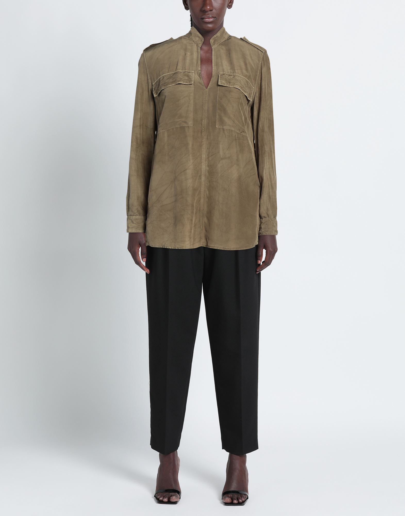 DONDUP DONDUP Solid Woven Top