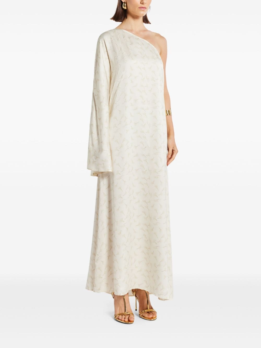 ROTATE BY BIRGER CHRISTENSEN ROTATE BIRGER CHRISTENSEN Printed One-Shoulder Maxi Dress