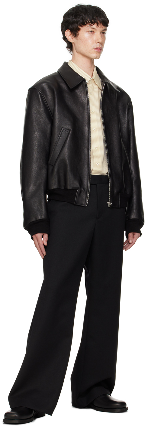 Recto Ben Leather Jacket In Black - 35% Off | Editorialist