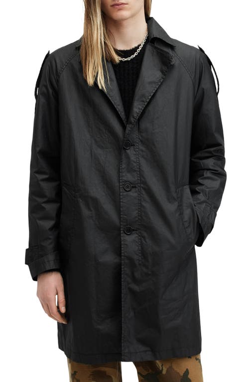 Allsaints Allman Mac Jacket Black Editorialist