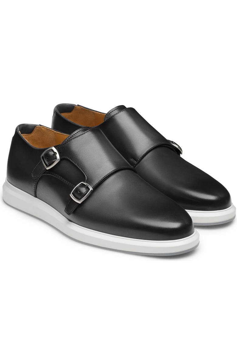 Magnanni Lobo Double Monk Strap Shoe - Grey | Editorialist