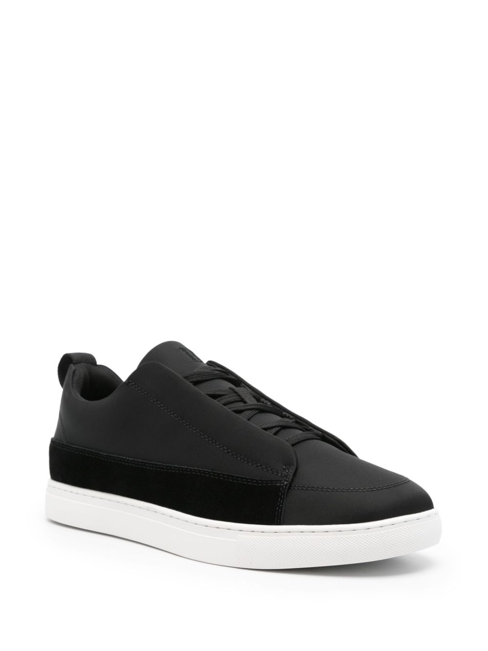 Boggi Milano Lace-Up Sneakers In Black - 50% Off | Editorialist display picture 1