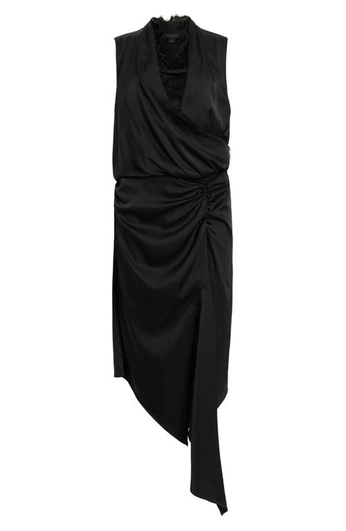 navy blue dress for baby girl Fleur Asymmetric Dress METALLIC GOLD main image 1